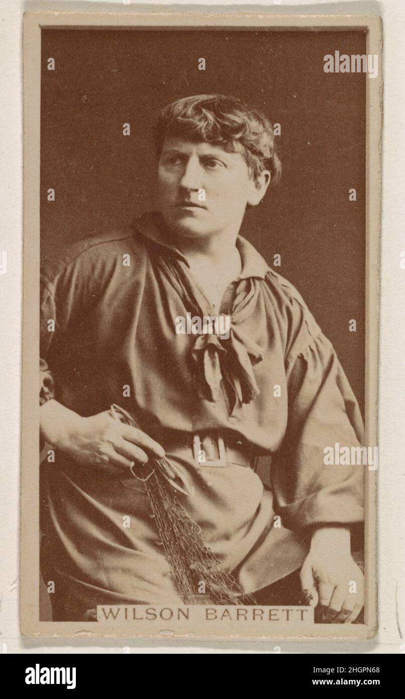 Wilson Barrett, from the Actresses series (N245) issued by Kinney ...
