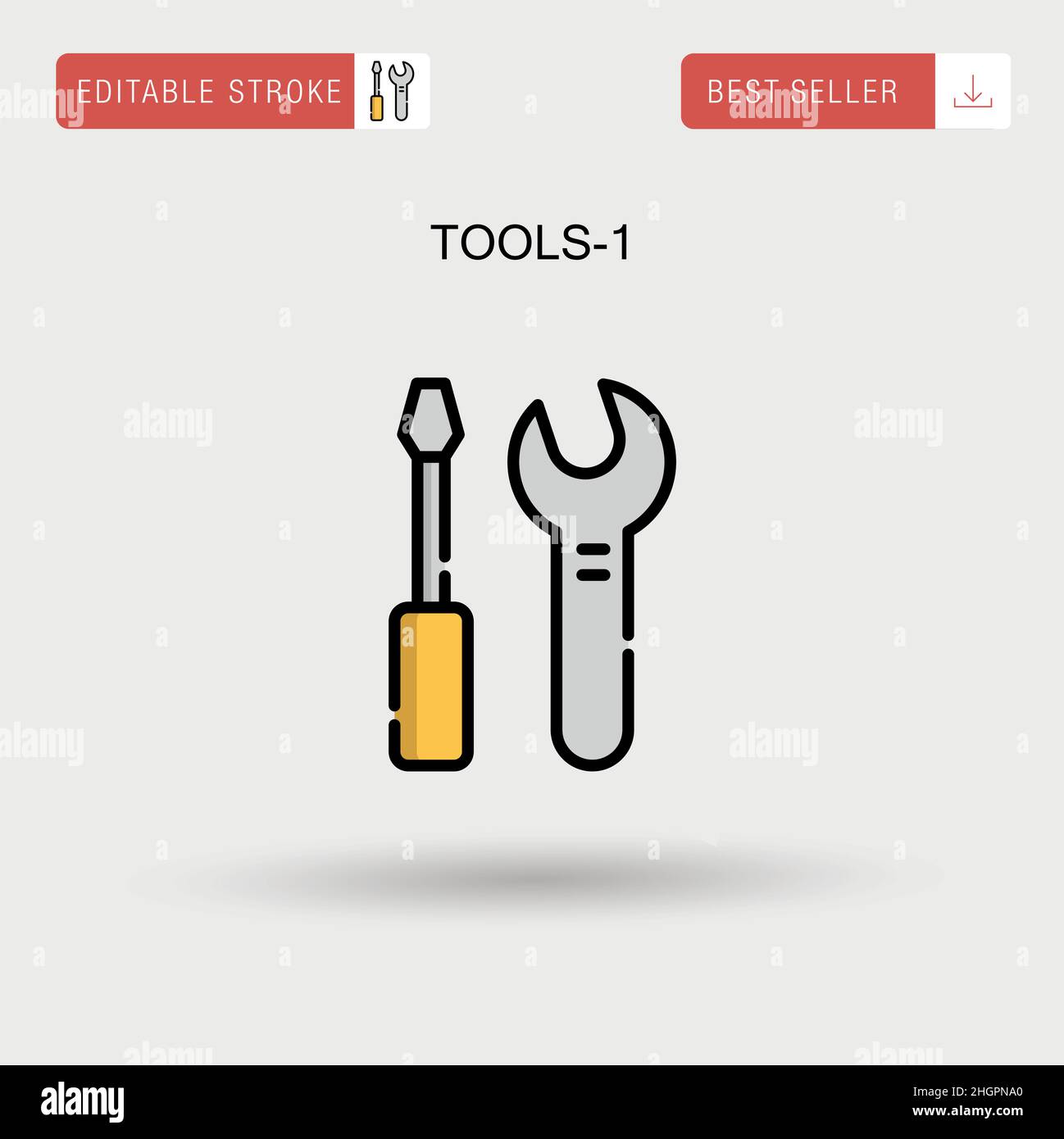 Tools-1 Simple vector icon Stock Vector Image & Art - Alamy