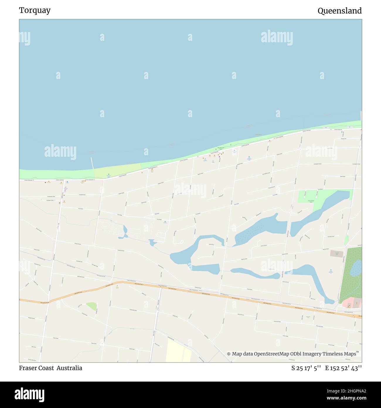 Torquay, Fraser Coast, Australia, Queensland, S 25 17' 5'', E 152 52 ...