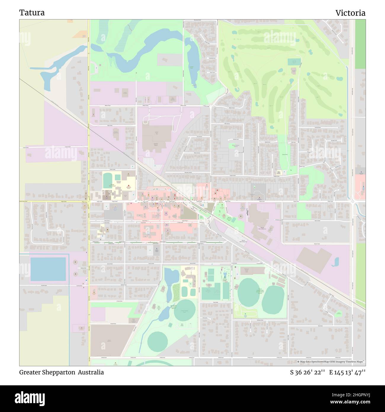 Shepparton map hi-res stock photography and images - Alamy