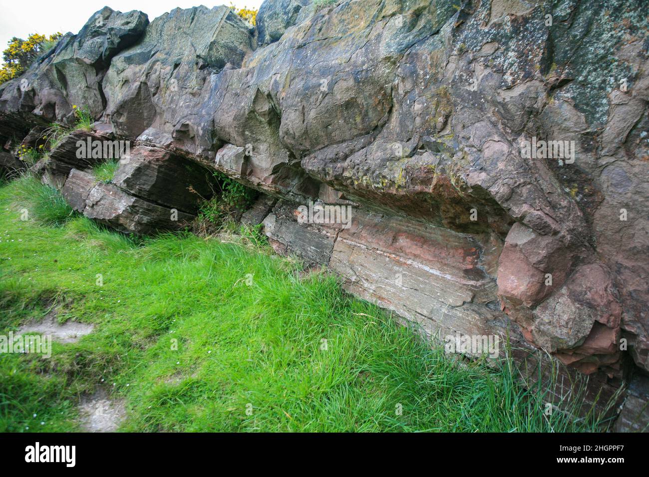 Hutton's Section on Salisbury Crags is a site of Special Scientific ...