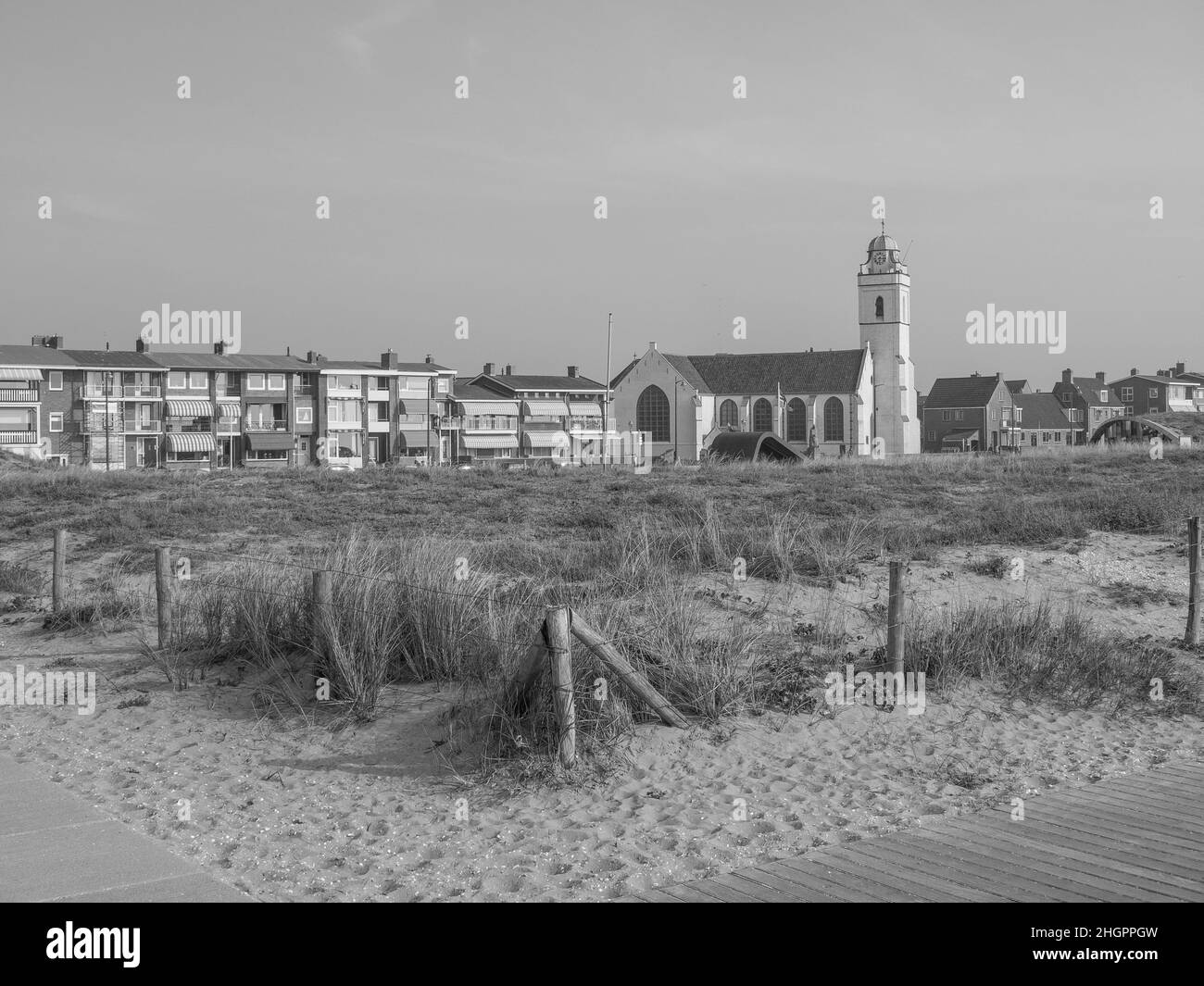 the beach of katwijk an zee Stock Photo - Alamy