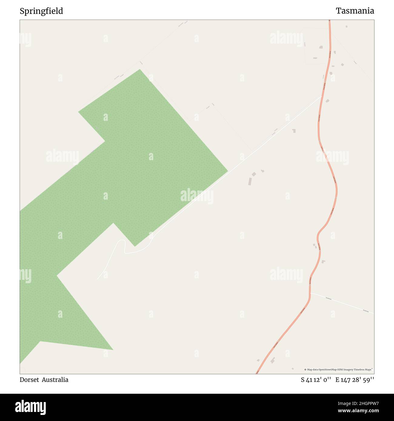 Map of springfield hi-res stock photography and images - Alamy