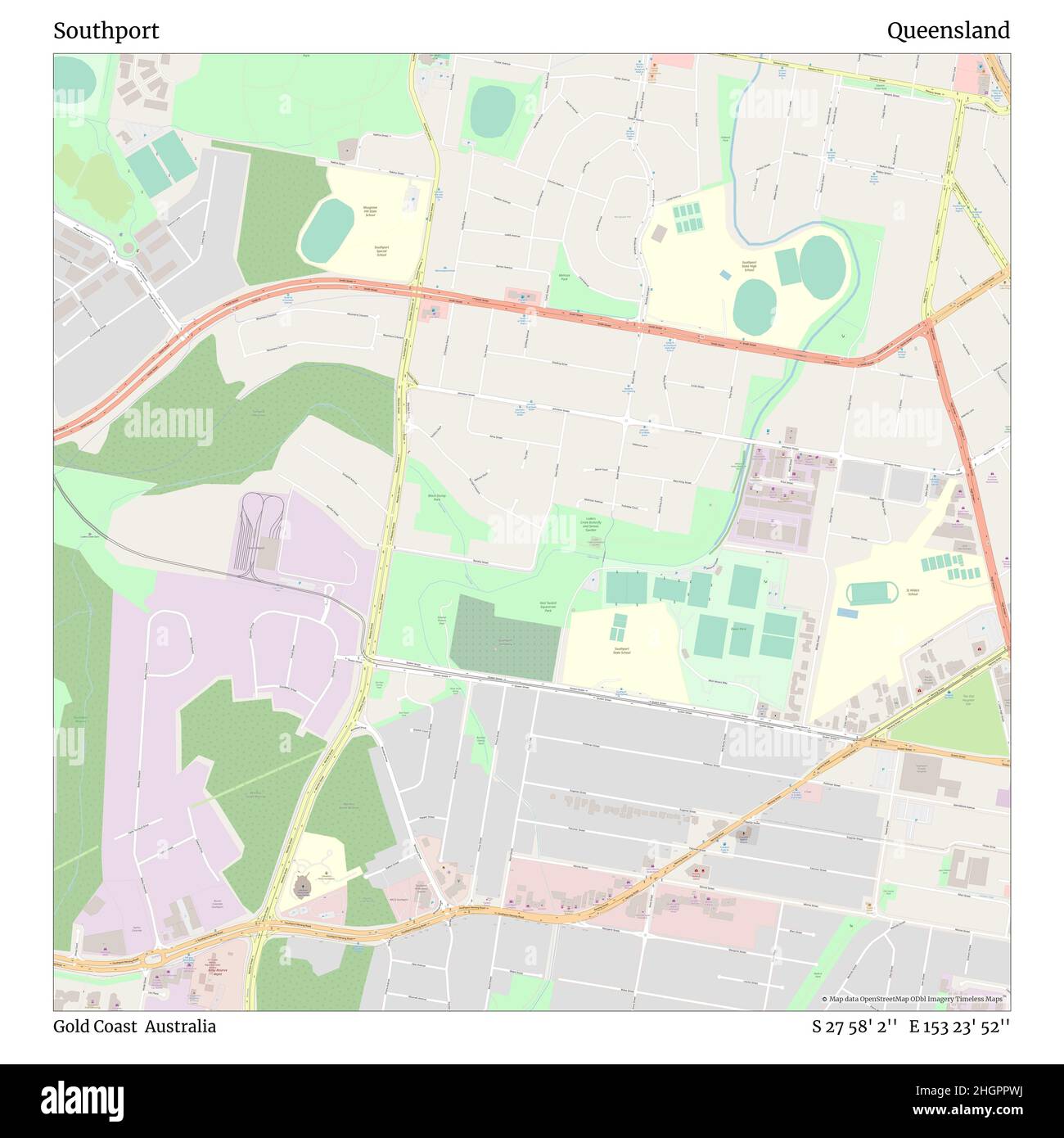 Map of southport hi-res stock photography and images - Alamy
