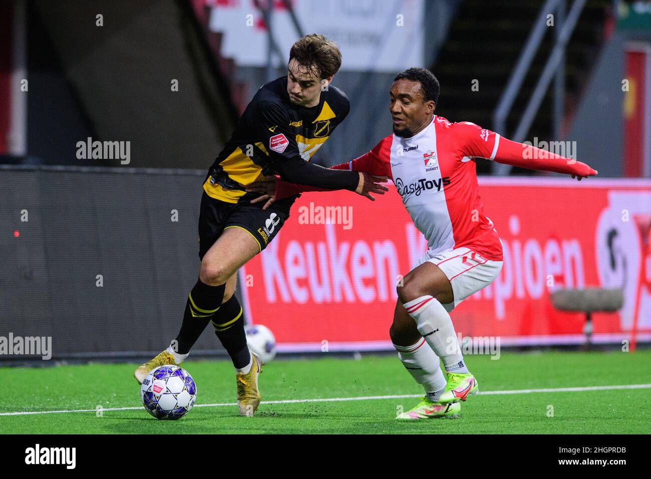 Emmen, Stadium Oude Meerdijk, 22-01-2022 , season 2021 / 2022 , Dutch Keuken Kampioen Divisie ...