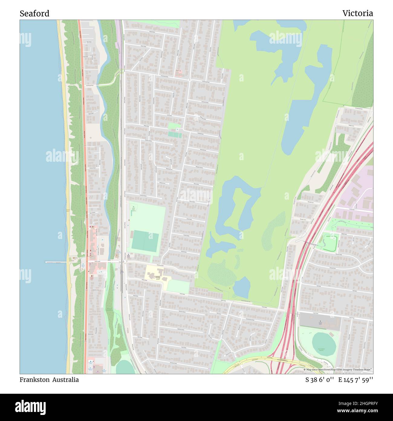 Map of frankston Cut Out Stock Images & Pictures - Alamy