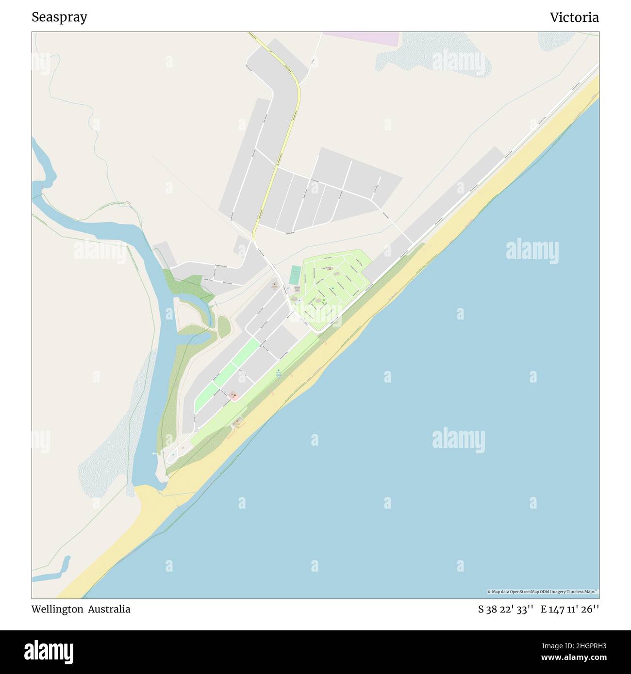 Seaspray, Wellington, Australia, Victoria, S 38 22' 33'', E 147 11' 26 ...