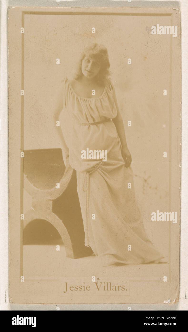 Jessie Villars, from the Actresses series (N245) issued by Kinney ...