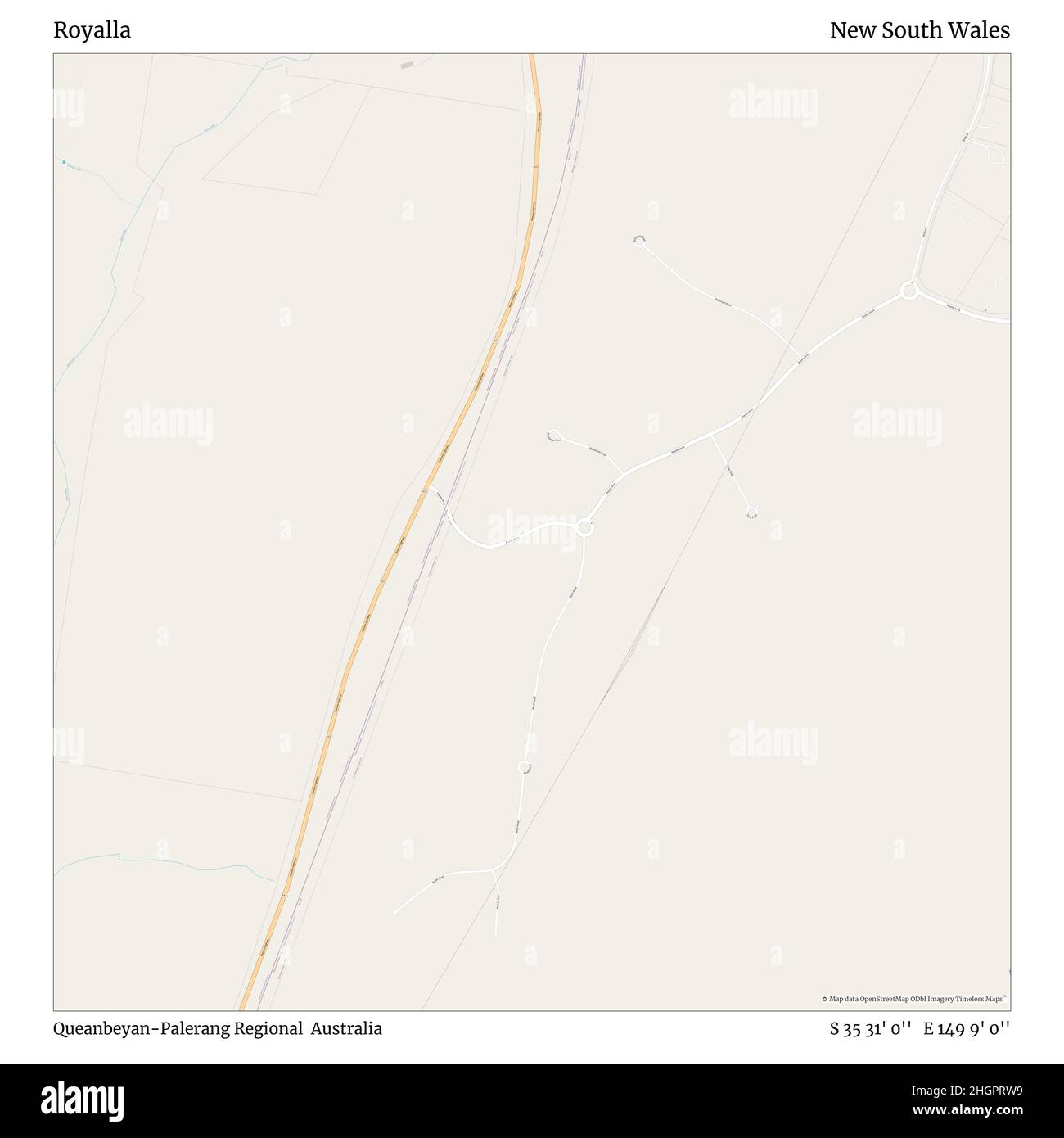 Queanbeyan map hi-res stock photography and images - Alamy