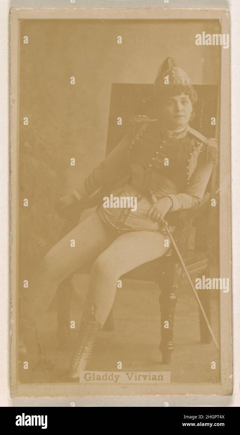 Gladdy Virvian, from the Actresses series (N245) issued by Kinney ...