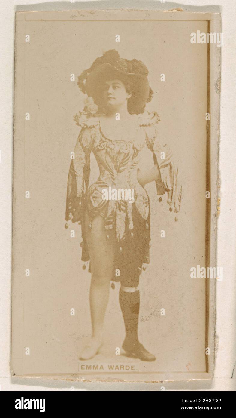 Emma Warde, from the Actresses series (N245) issued by Kinney Brothers ...