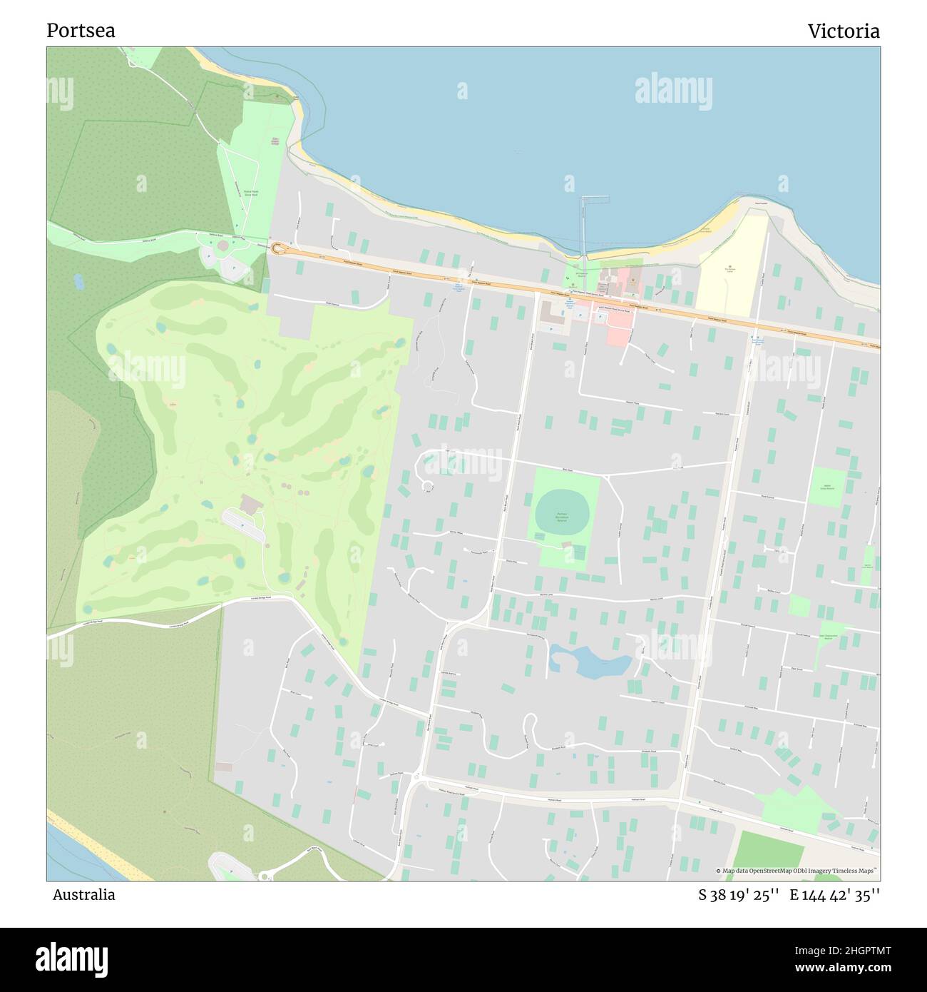 Portsea Map Cut Out Stock Images & Pictures - Alamy