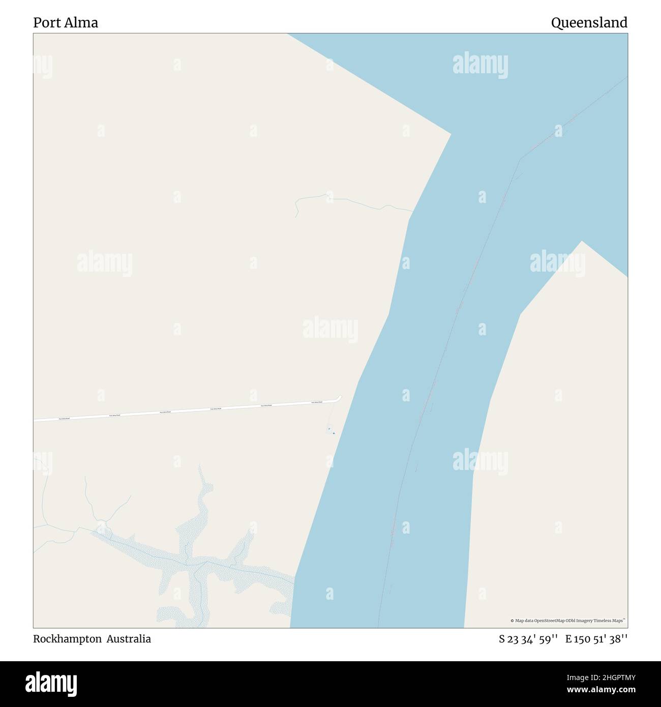 Port Alma, Rockhampton, Australia, Queensland, S 23 34' 59'', E 150 51 ...