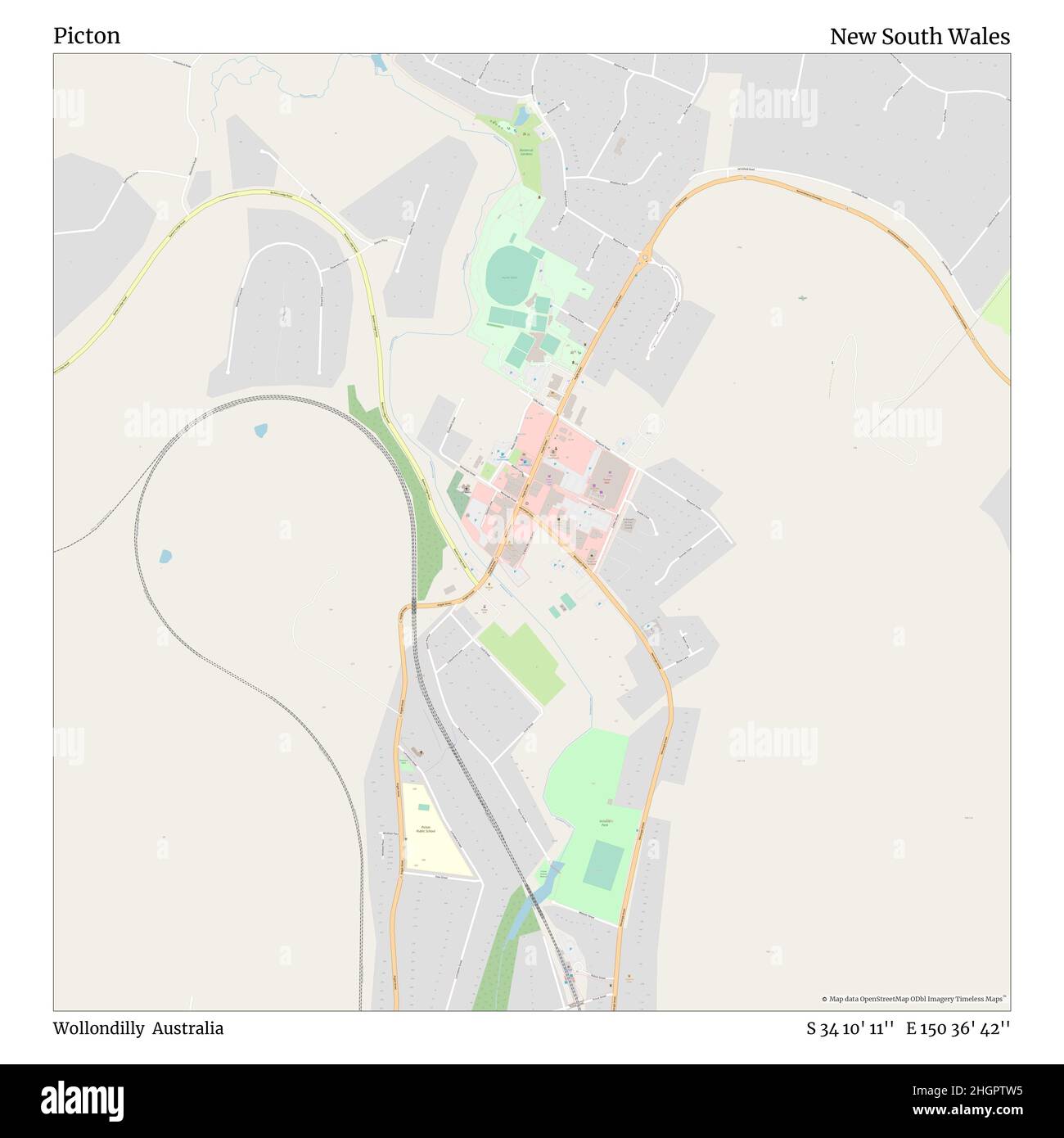 Picton map hi-res stock photography and images - Alamy