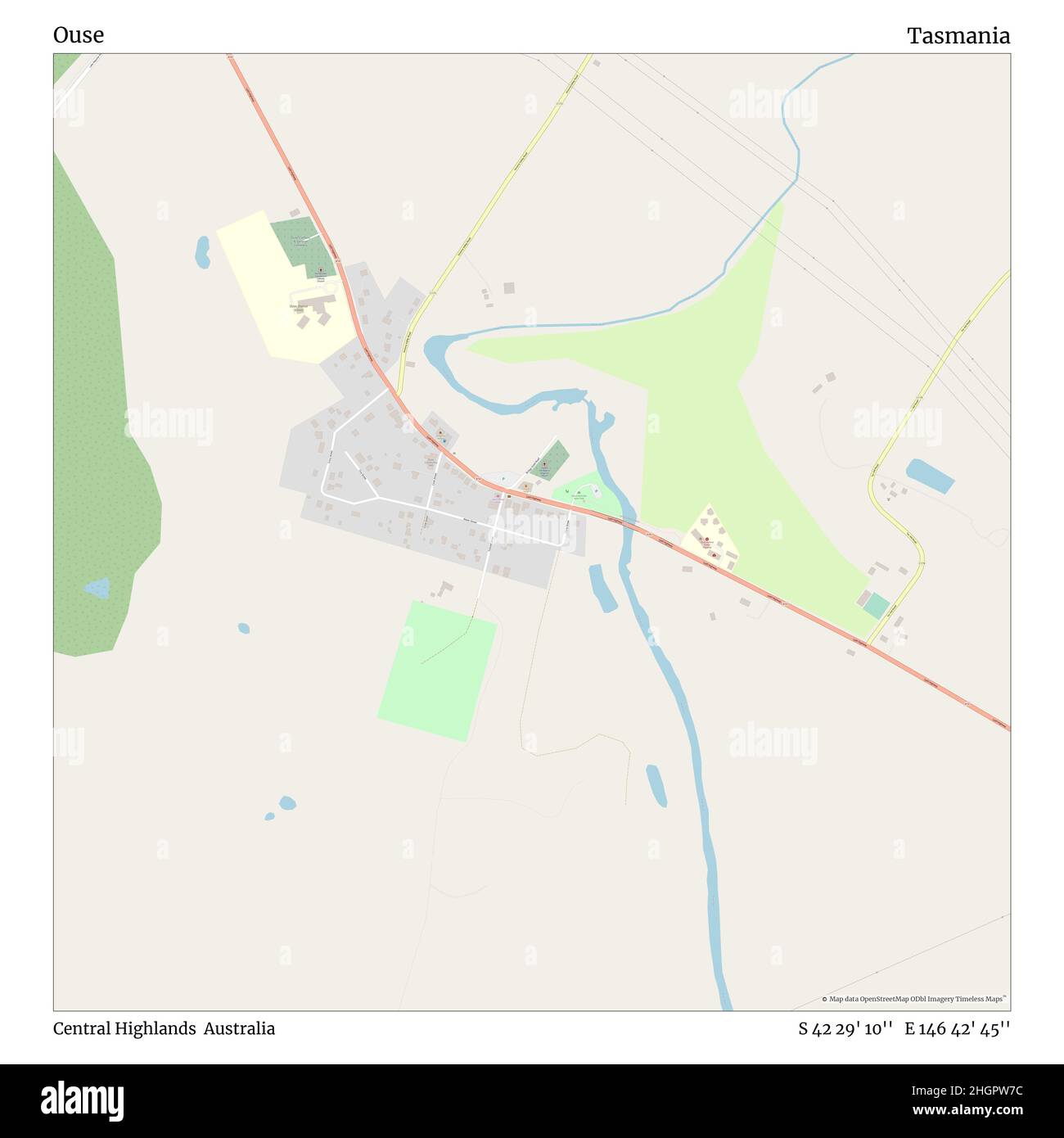 Ouse, Central Highlands, Australia, Tasmania, S 42 29' 10'', E 146 42 ...