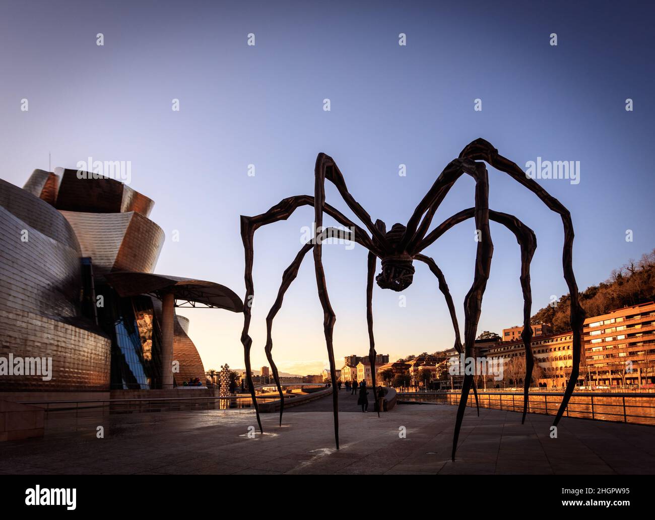 Maman, the bronze sculpture of a spider by the artist Louise Bourgeois ...