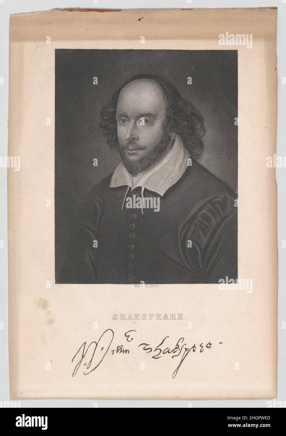 William Shakespeare mid-19th century Illman and Sons This engraved book ...
