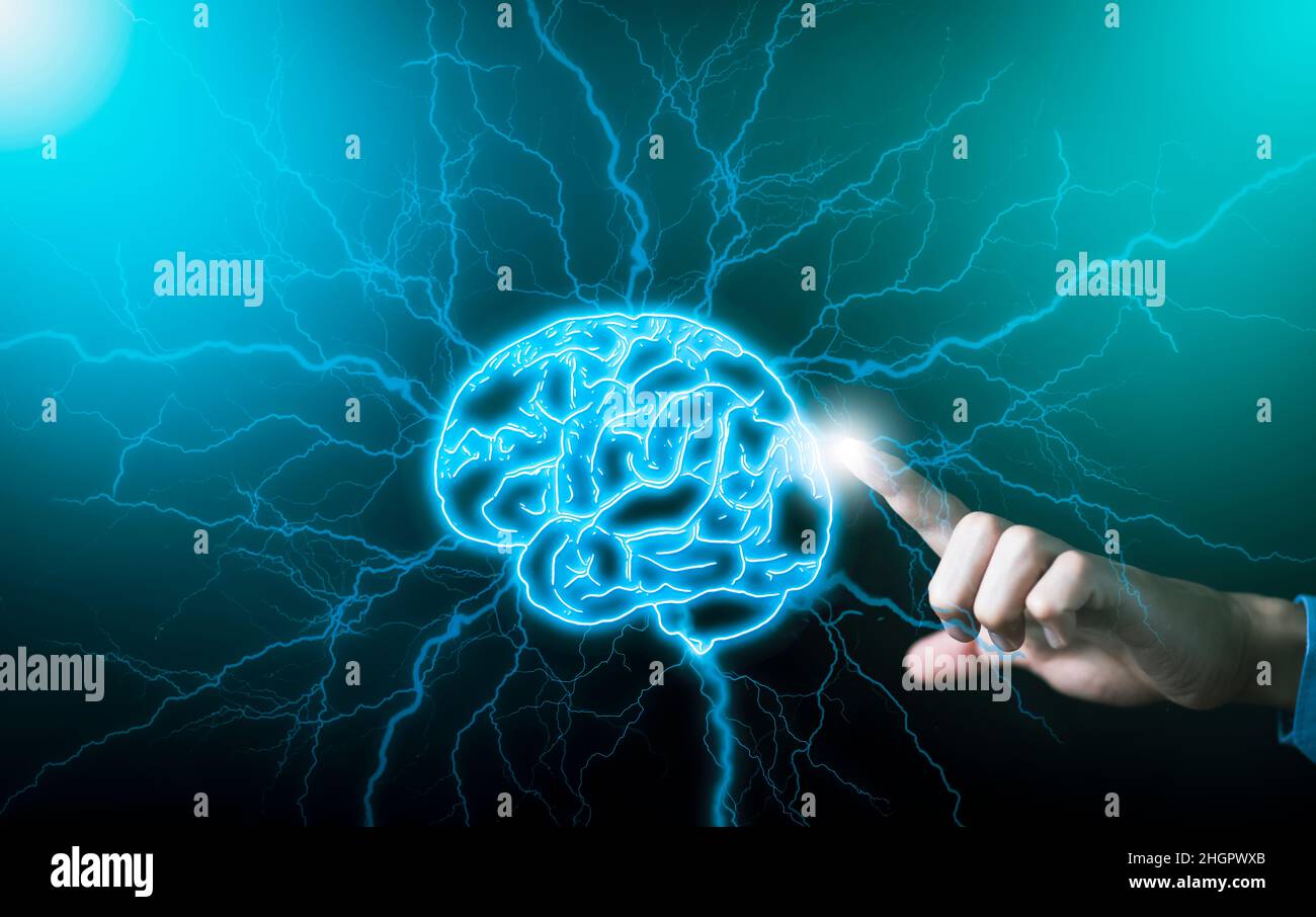 Human brain cell icon hi-res stock photography and images - Alamy