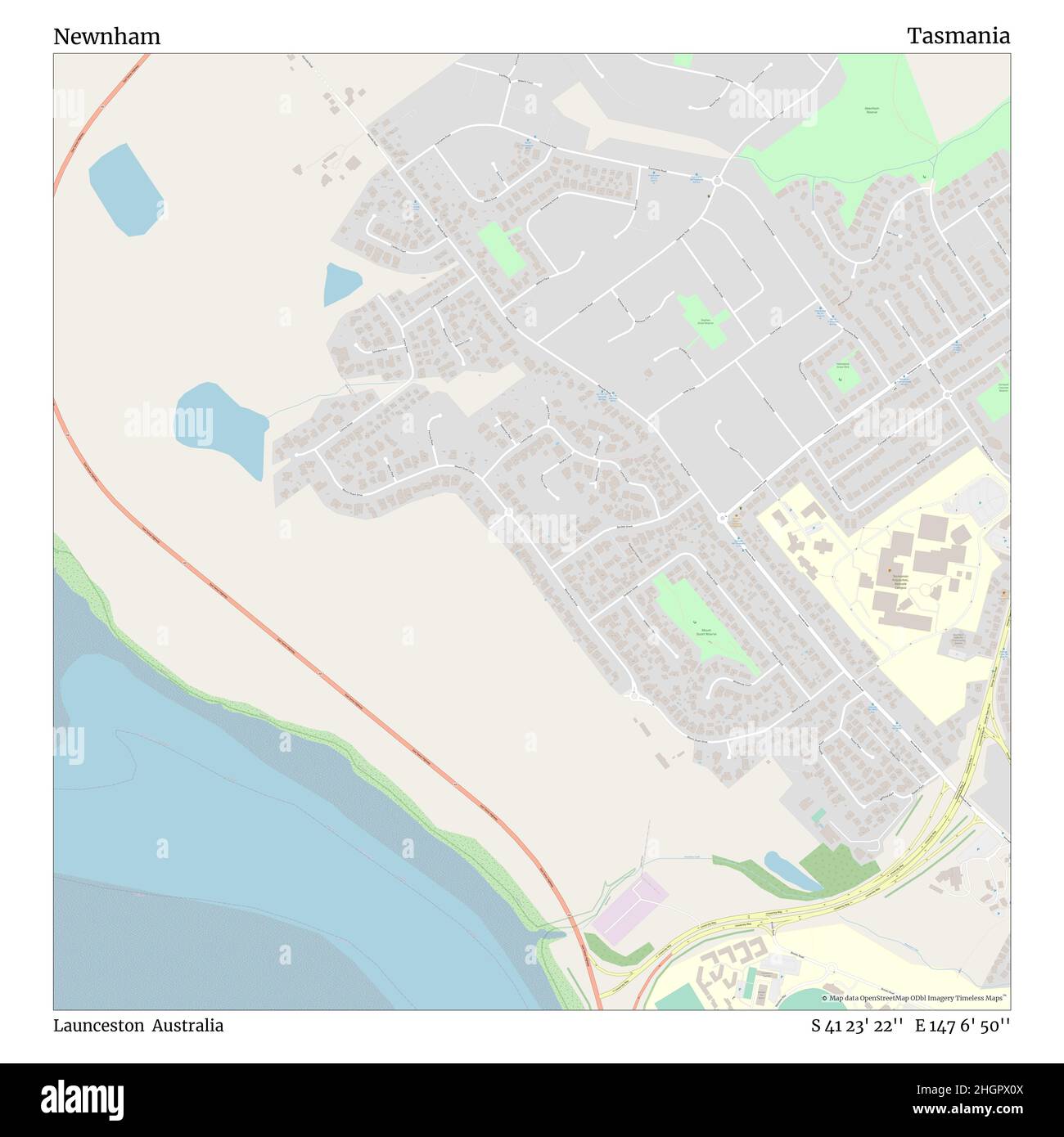 Launceston map Cut Out Stock Images & Pictures - Alamy