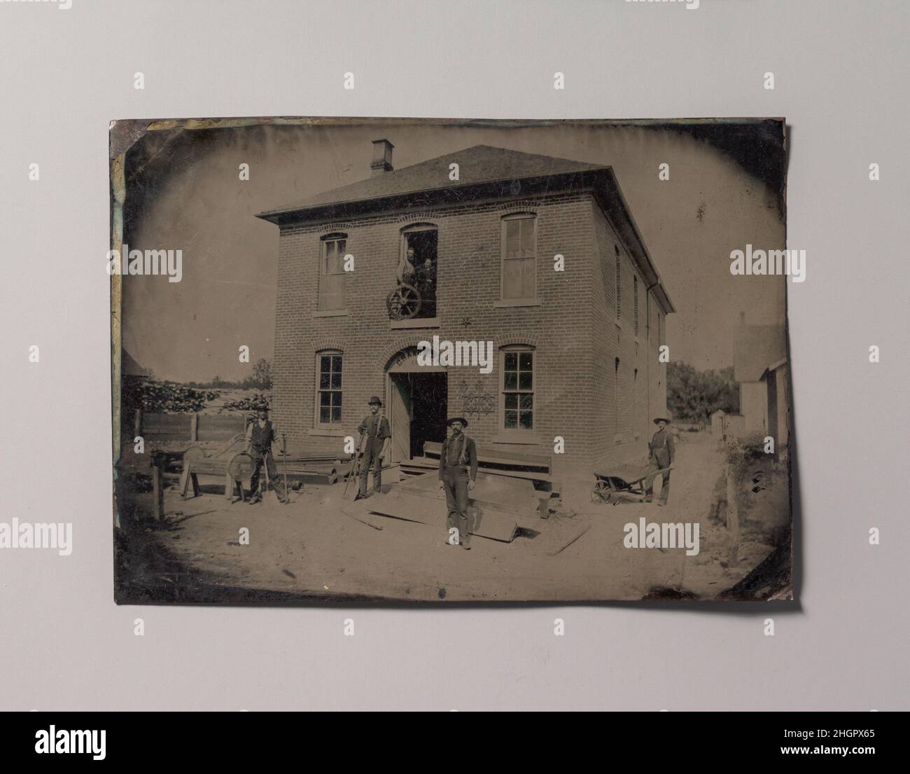 [A.S. Howard Building Under Construction] 1885 Unknown. [A.S. Howard ...