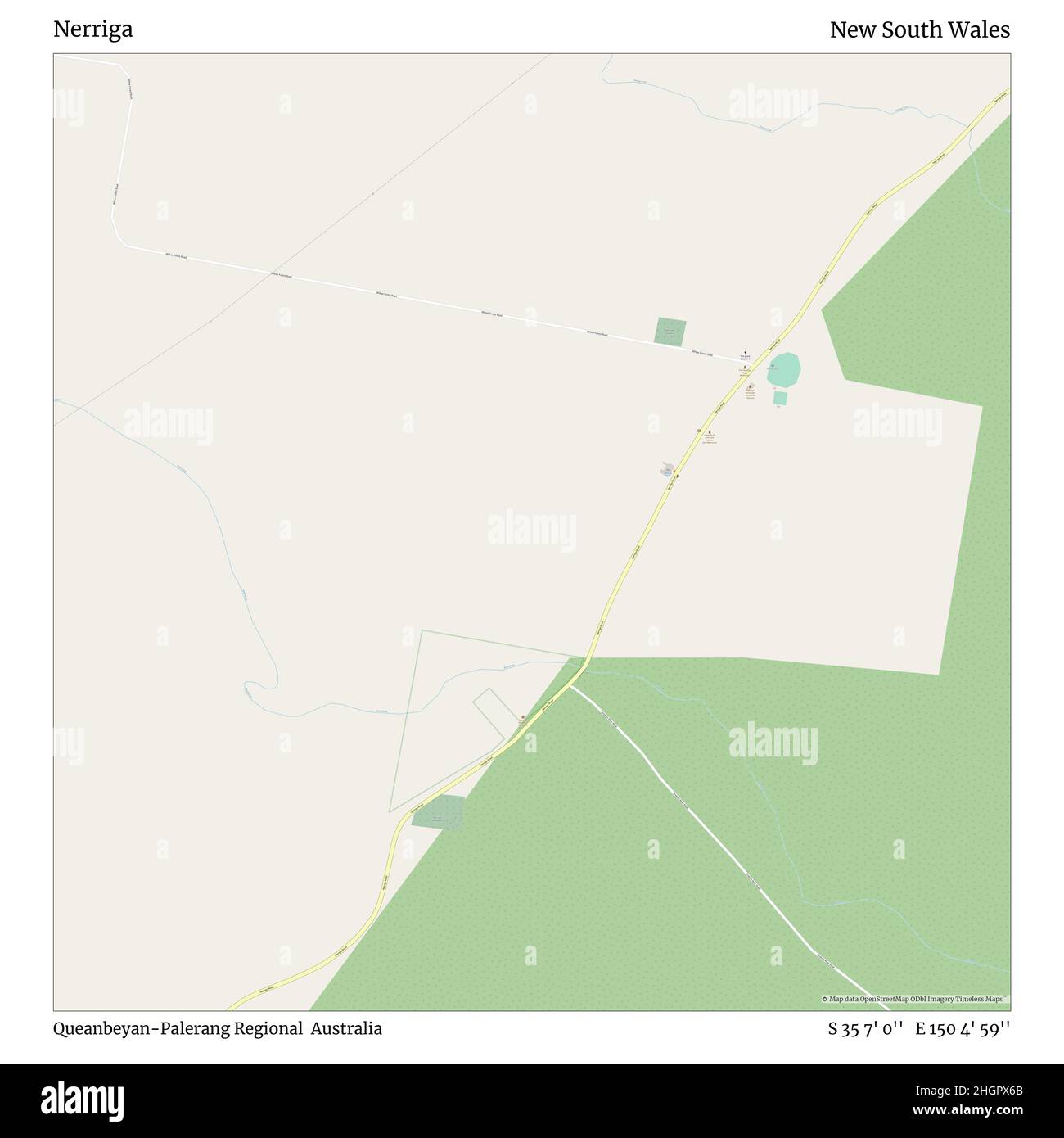 Queanbeyan map hi-res stock photography and images - Alamy