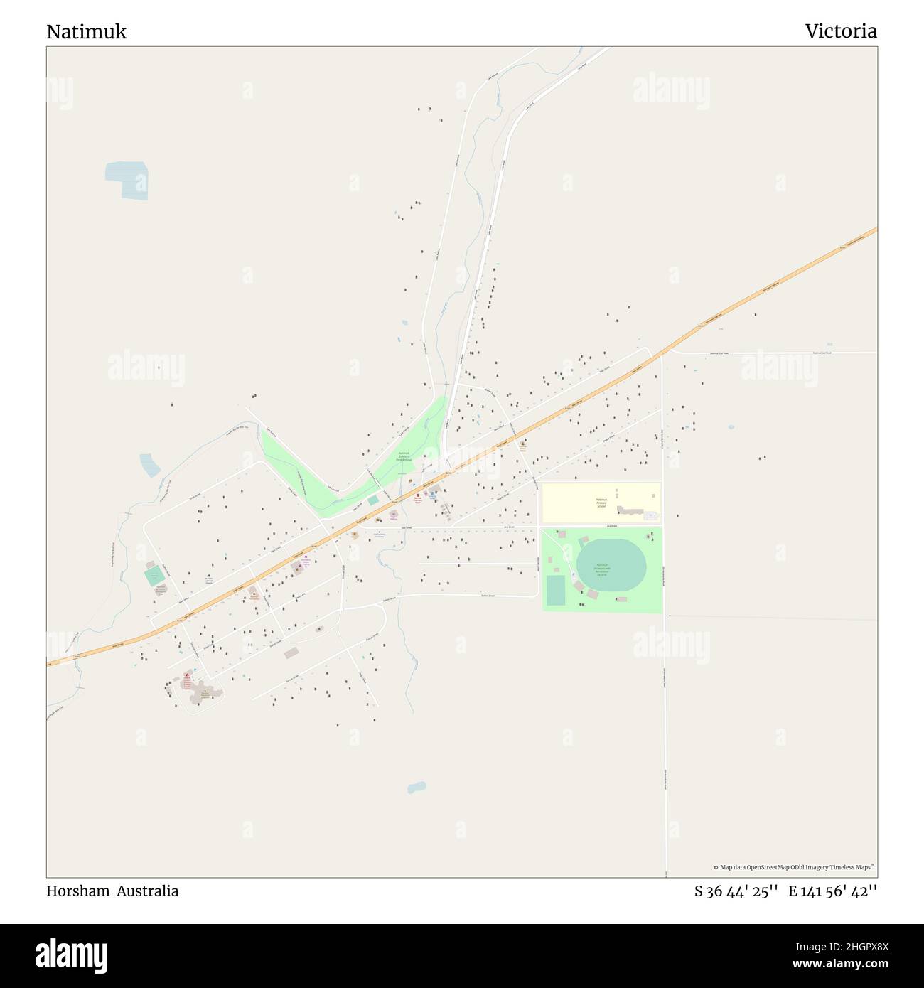 Horsham victoria australia maps cartography hi-res stock photography ...
