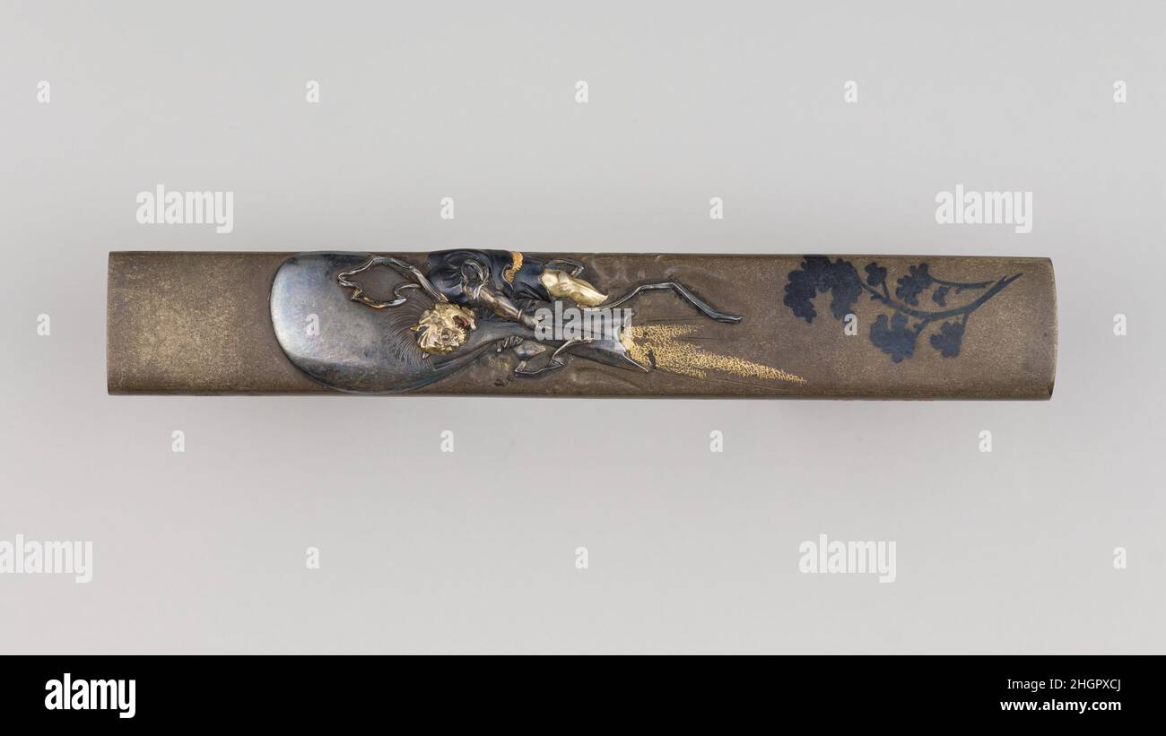 Knife Handle (Kozuka) 18th century Japanese A kozuka is a handle of a ...