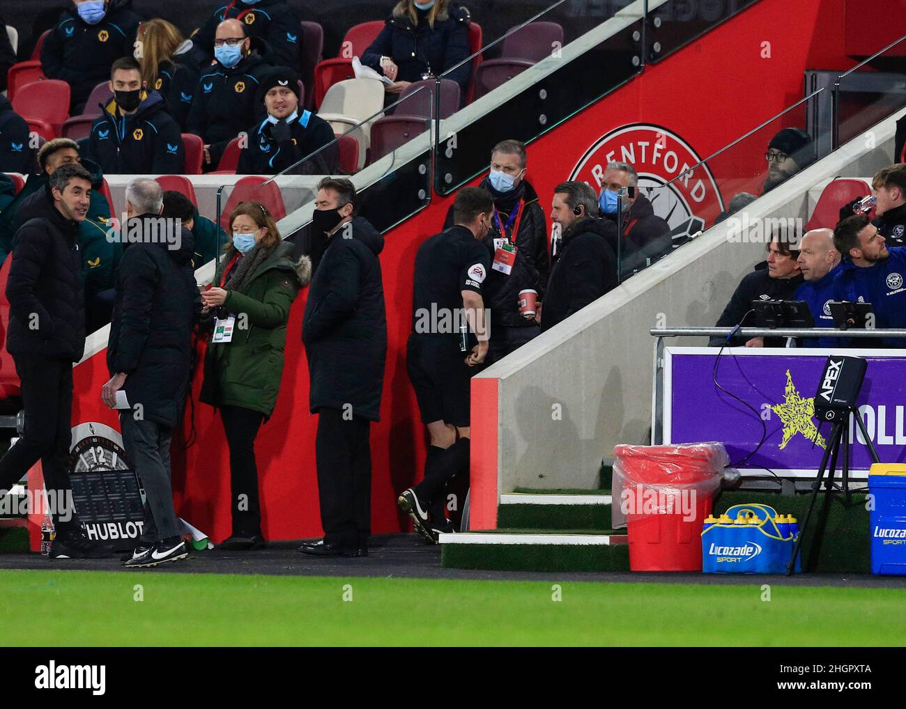 22nd January 2022: Brentford Community Stadium, London, England ...