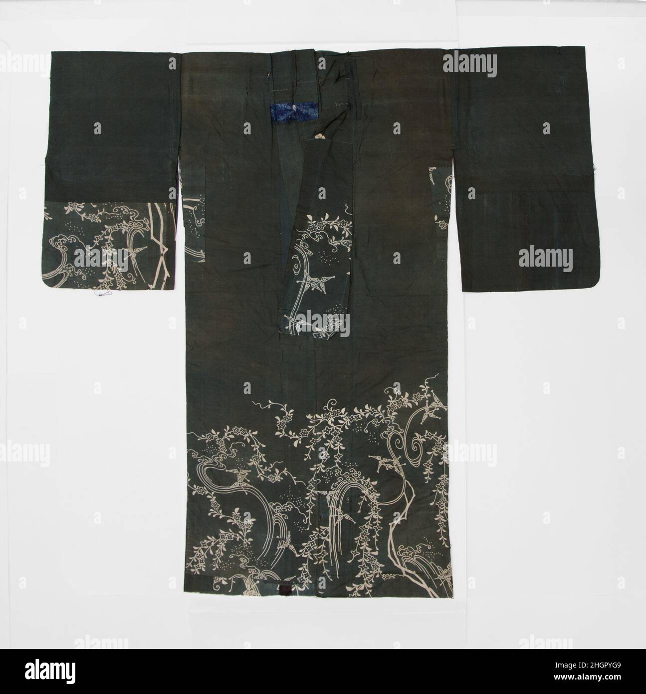 Kosode Japan. Kosode. Japan. Resist-dyed large-scale patterns. Edo ...