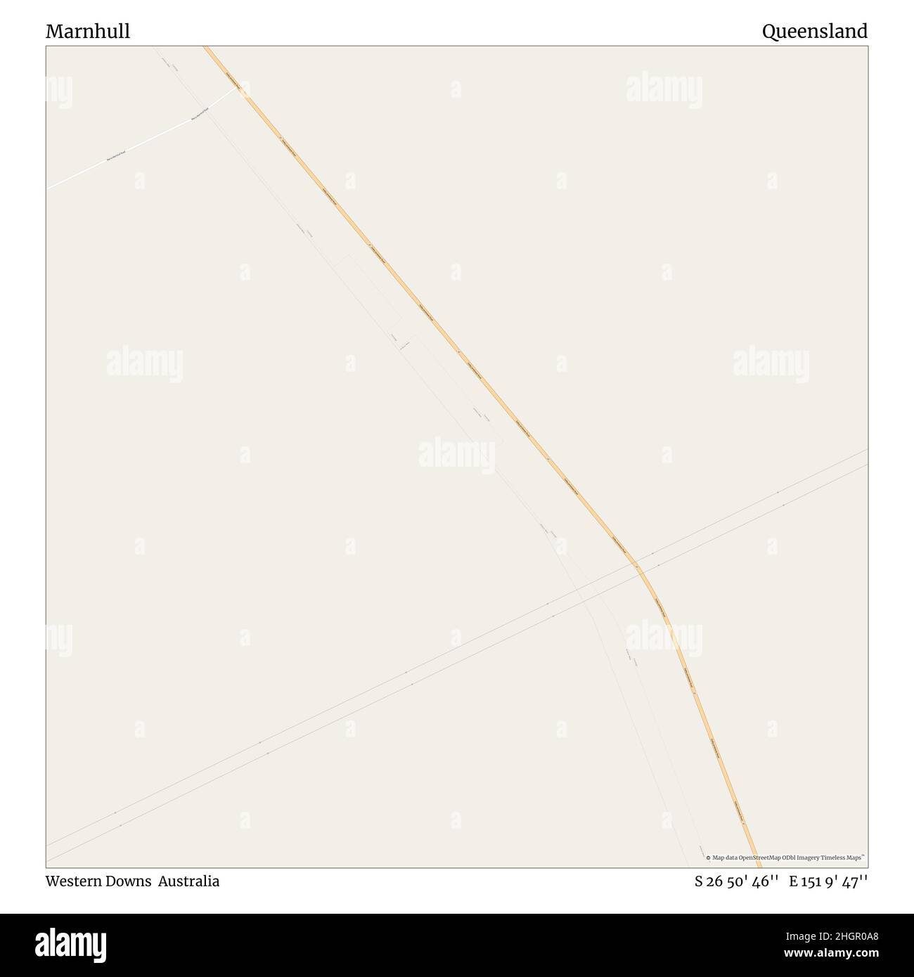 Marnhull, Western Downs, Australia, Queensland, S 26 50' 46'', E 151 9 ...