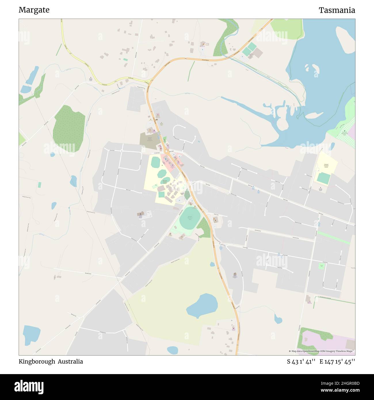 Map of margate Cut Out Stock Images & Pictures - Alamy