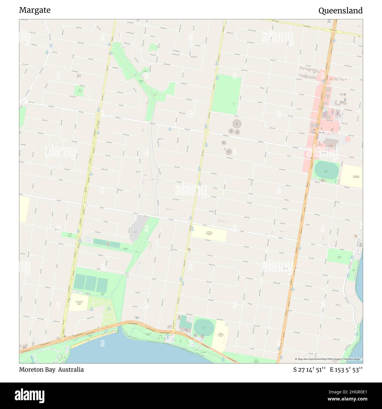 Map of margate city hi-res stock photography and images - Alamy