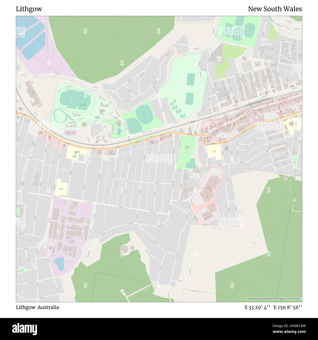 Lithgow, Lithgow, Australia, New South Wales, S 33 29' 4'', E 150 8' 56 ...