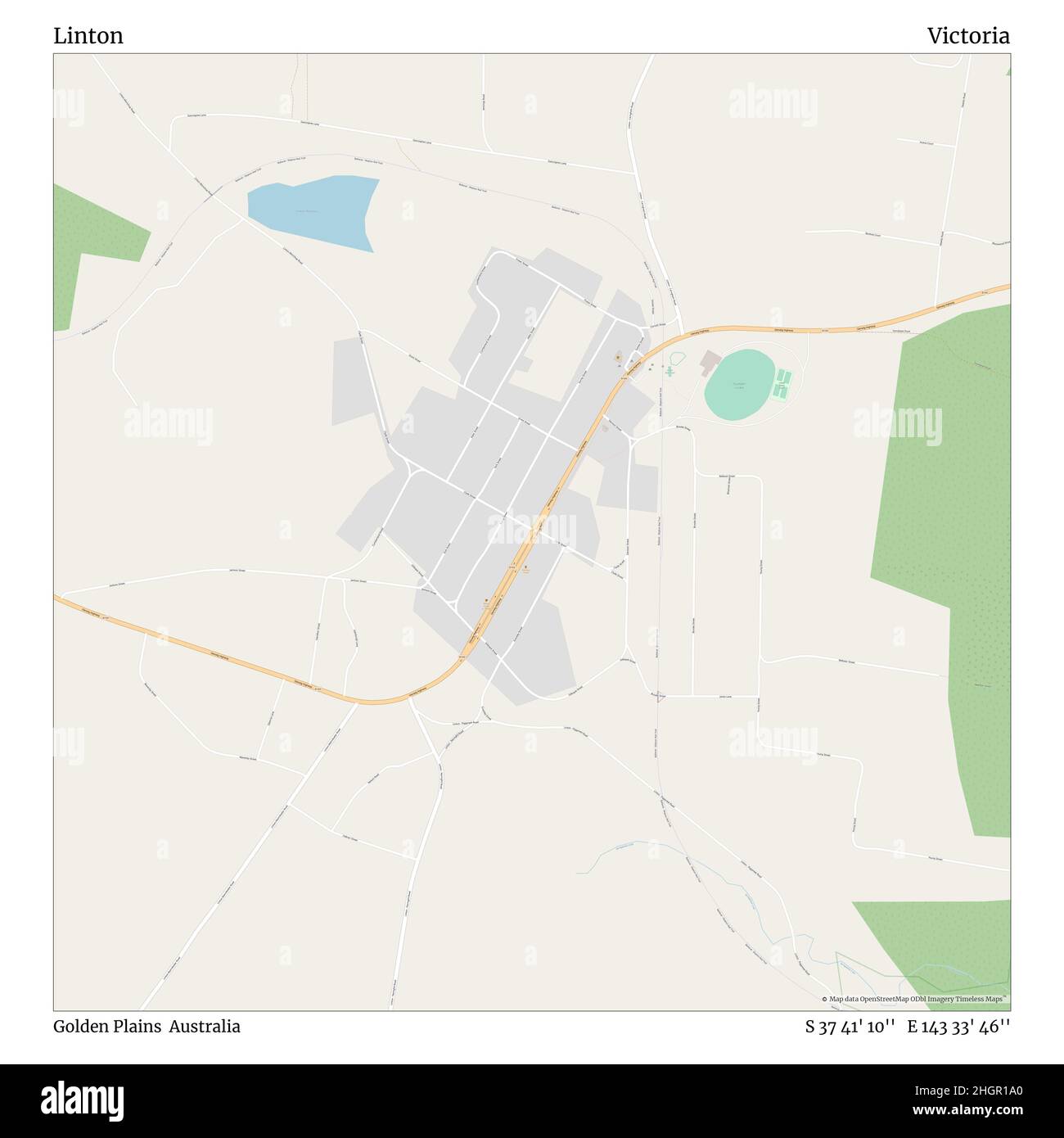 Map of linton hi-res stock photography and images - Alamy