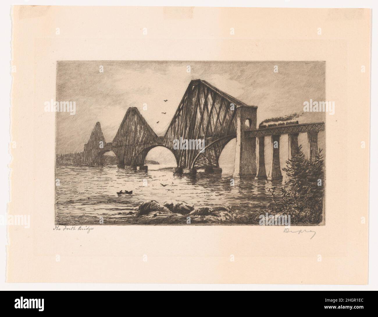 The Forth Bridge ca. 1890 A. Duprez A symbol of Scotland, the Forth ...