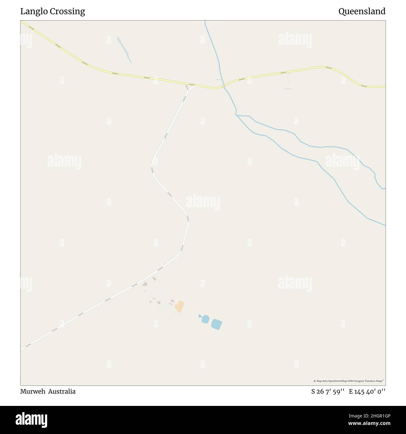 Langlo crossing hi-res stock photography and images - Alamy