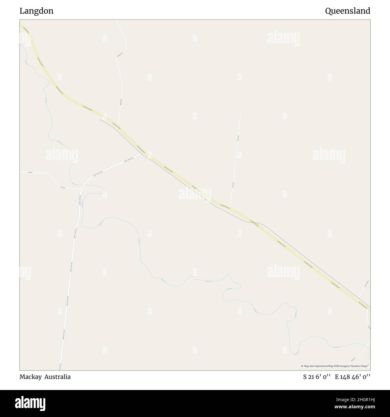 Map of langdon hi-res stock photography and images - Alamy