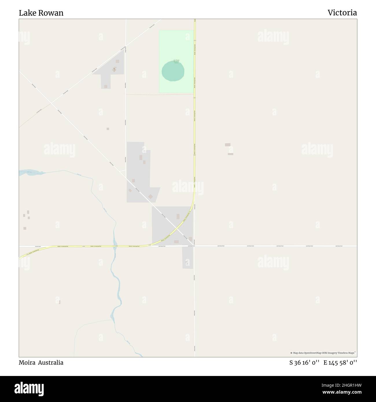 Lake Rowan, Moira, Australia, Victoria, S 36 16' 0'', E 145 58' 0 ...
