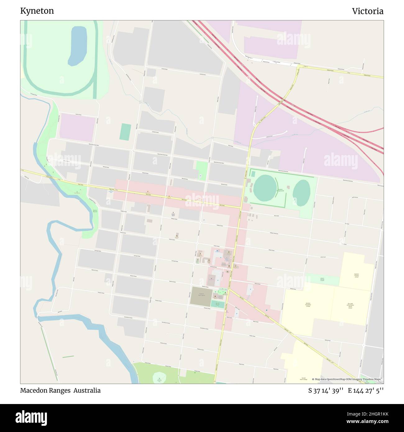 Kyneton, Macedon Ranges, Australia, Victoria, S 37 14' 39'', E 144 27 ...