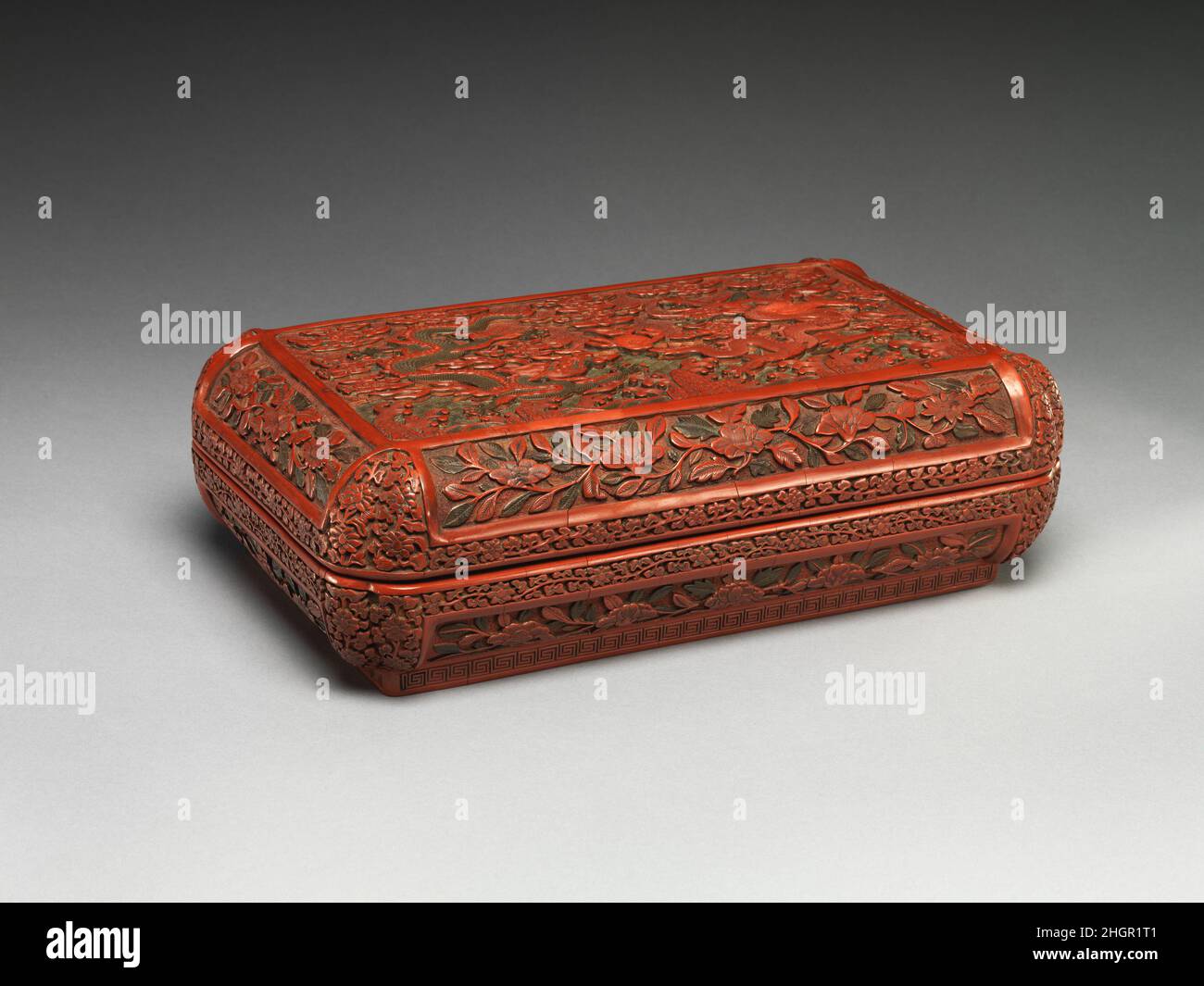 Rectangular box with double dragons China Boxes of this type were also ...