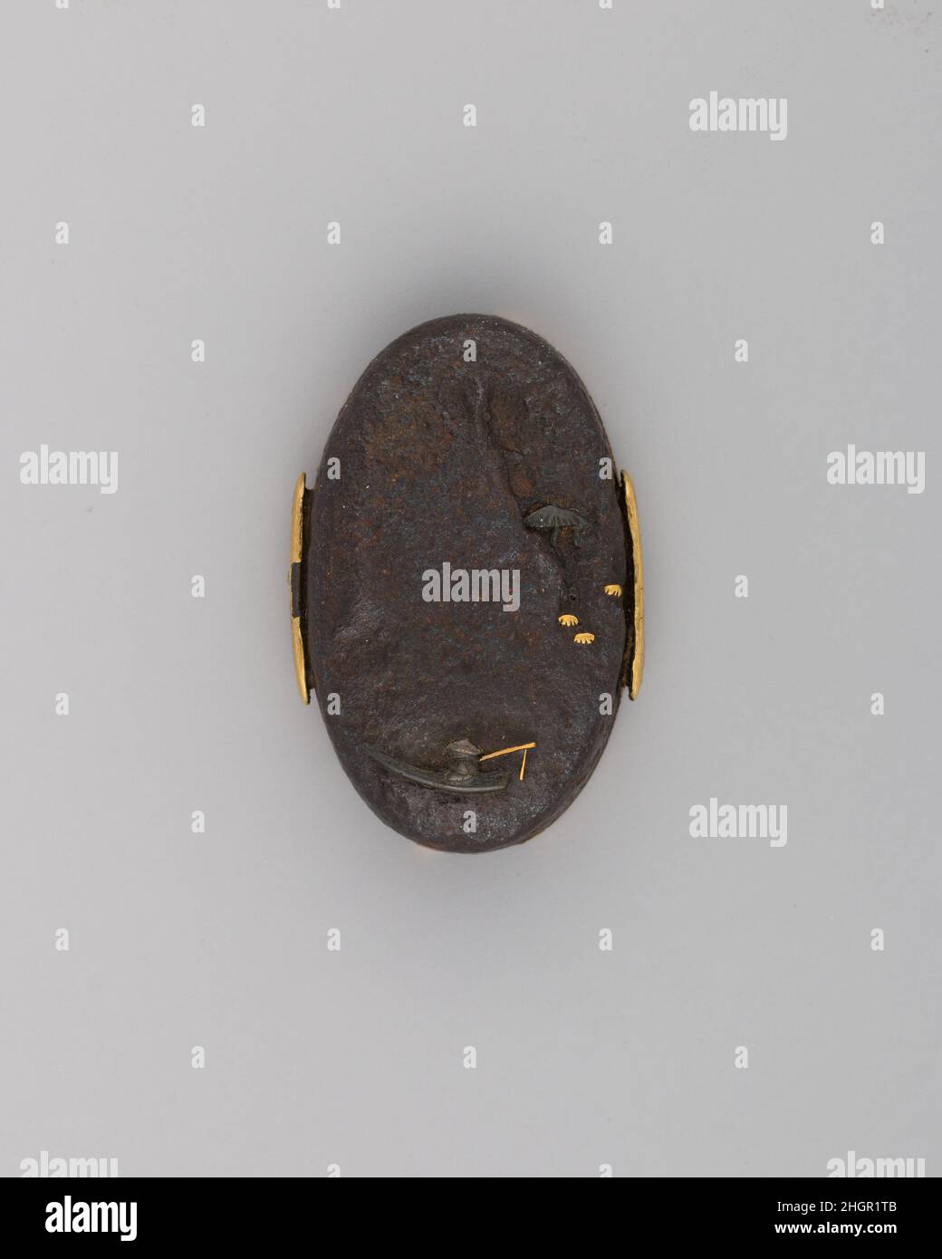 Sword Pommel (Kashira) 17th century Japanese A kashira is a pommel cap ...