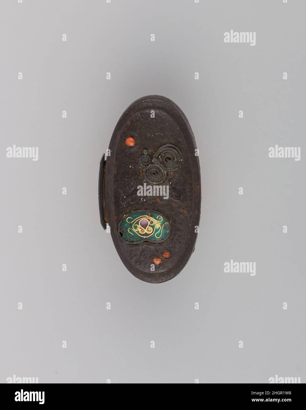 Sword Pommel (Kashira) ca. 1615–1868 Japanese A kashira is a pommel cap ...