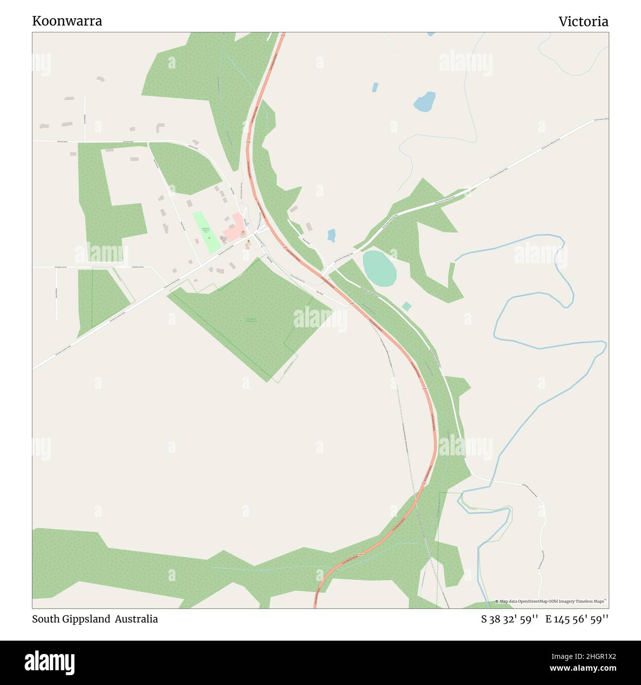 Koonwarra, South Gippsland, Australia, Victoria, S 38 32' 59'', E 145 ...