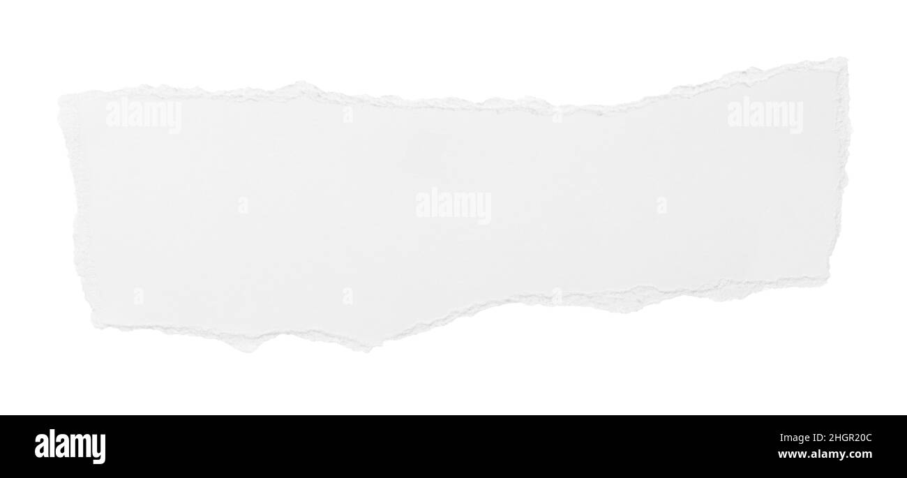 white paper ripped message torn Stock Photo - Alamy