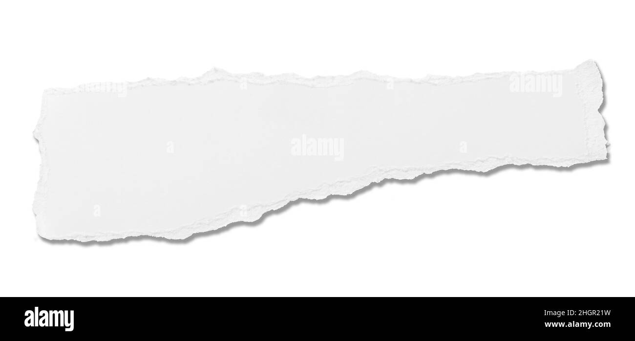 white paper ripped message torn Stock Photo - Alamy