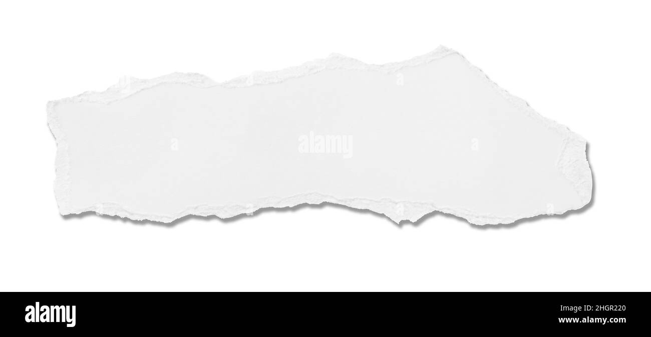 white paper ripped message torn Stock Photo - Alamy