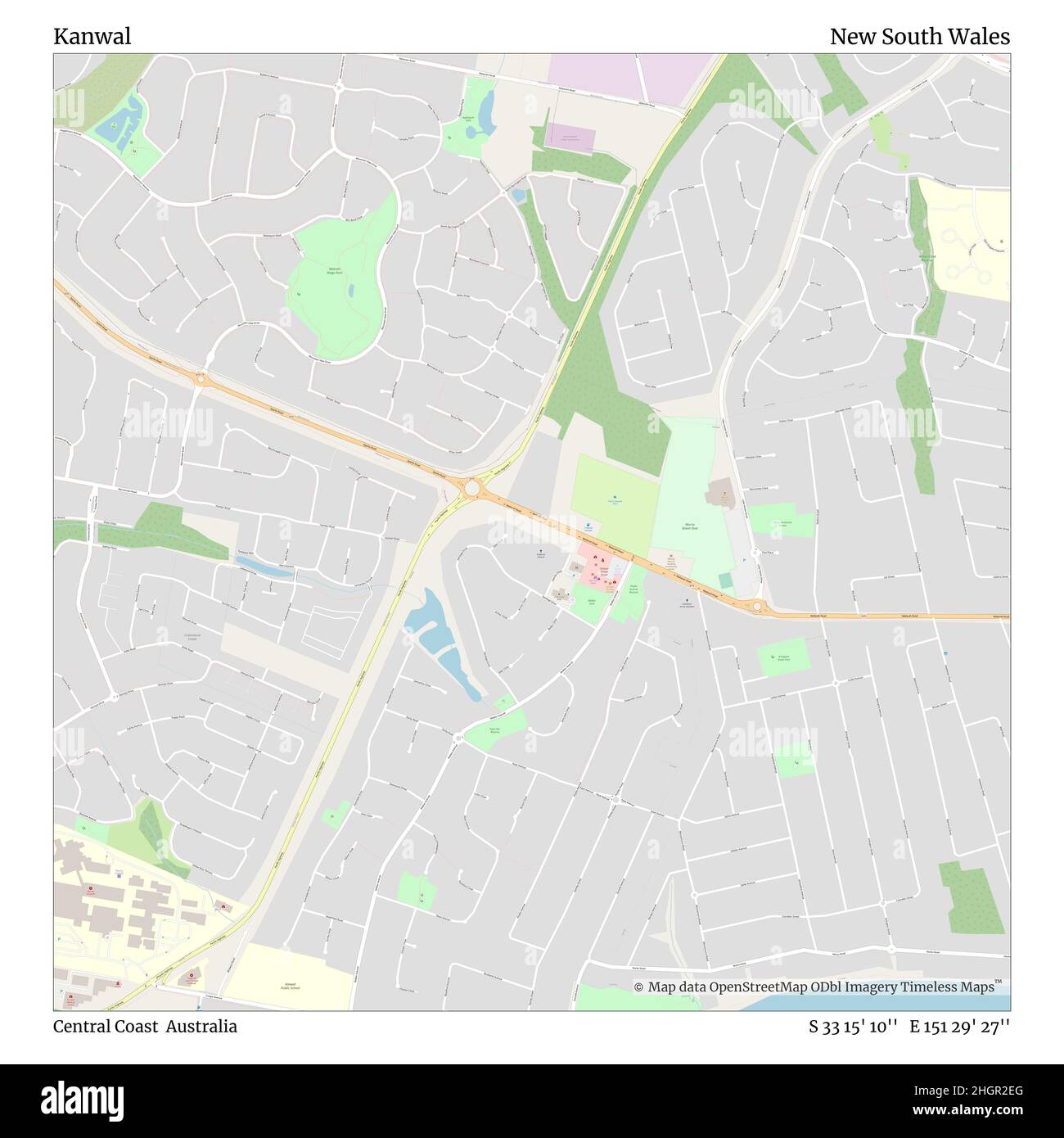 Kanwal, Central Coast, Australia, New South Wales, S 33 15' 10'', E 151 ...