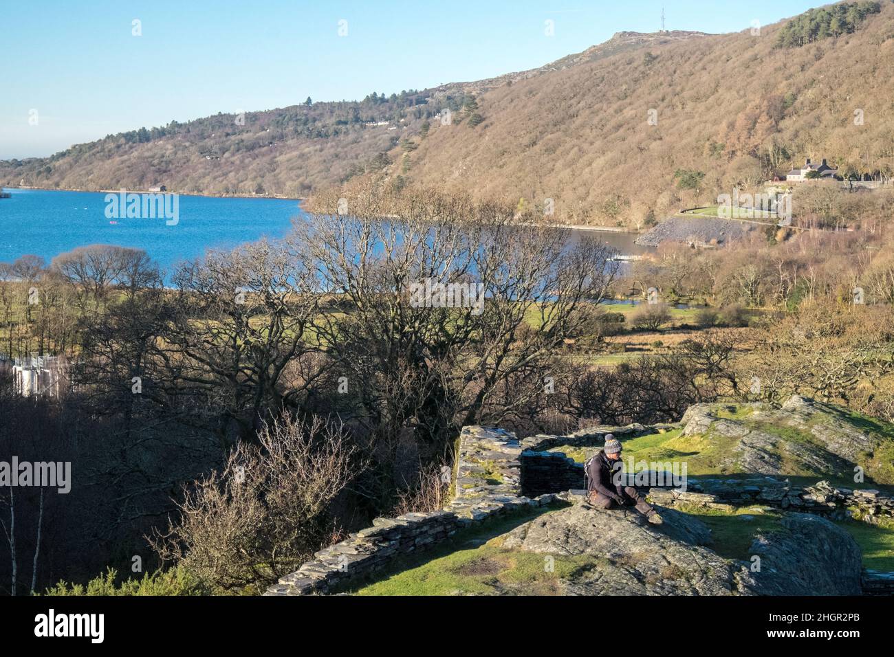 View,viewpoint,of Llyn Padarn,Lake Padarn,from,Free,visitor,attraction ...