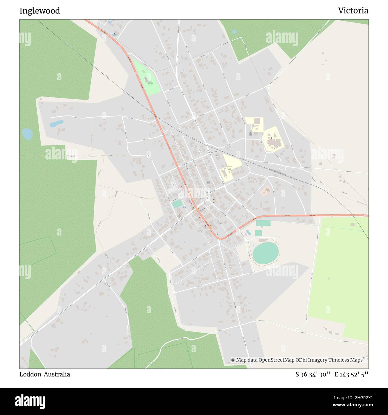 Map of inglewood hi-res stock photography and images - Alamy
