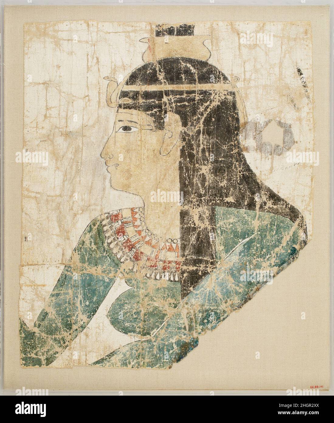 Painted Shroud Fragment 1st century BC–1st century AD Ptolemaic or ...